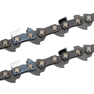 Anzac 8 Inch Chainsaw Chain Replacement for 901289001 Poulan Homelite Ryobi RY43160 RY43161 Pole Saw 30254EG UT-43160 3/8" LP Pitch .043" Gauge 34DL Chain Semi Chisel 2 Pack