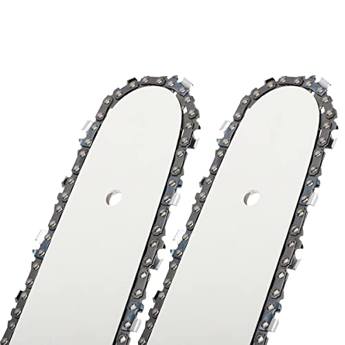 Anzac 8 Inch Chainsaw Chain Replacement for 901289001 Poulan Homelite Ryobi RY43160 RY43161 Pole Saw 30254EG UT-43160 3/8" LP Pitch .043" Gauge 34DL Chain Semi Chisel 2 Pack