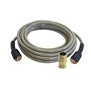 simpson cleaning 40226 morflex series 3700 psi pressure washer hose, cold water use, 5/16 inch inner diameter, 50 feet, natural