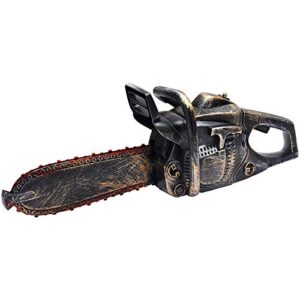 liberty imports bloody rusty chainsaw motion and sound battery operated halloween massacre role play prop accessory (16 inches)