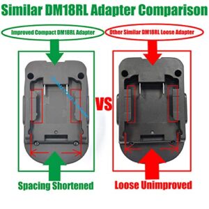 Battery Adapter for Ryobi 18V Cordless Tools Uses DeWalt 20V MAX XR Li-Ion Batteries, with 5V 2.1A MAX USB Charge Port-US Stock