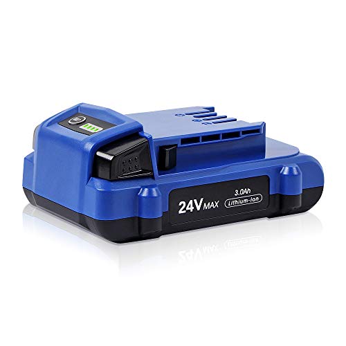 DSANKE 24V 3000mAh Lithium-ion Battery for Kobalt 24V Max KB624-03 KB524-03 KB424-03 KB224-03 KB124-03 0673802 1051230 Lithium Ion Cordless Tools Battery【NOT Fit Snow Joe &Sun Joe 24V Tools】