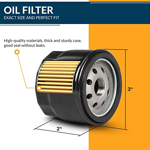 RARELEMON 796031 Air Filter Tune Up Kit, Compatible with Briggs and Stratton 591334 492932 696854; John Deere D100 D110 D125 D130; Husqvarna YTH22V46 YTH24V48 YTA22V46; Lawn Mower Oil Filter