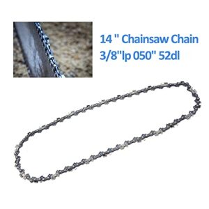 2Packs 14-Inch Chainsaw Chain Replacement for Portland Harbor Freight 64497 64498 3/8" LP 050" 52DL