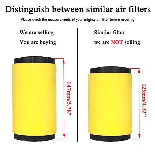 Air Filter Oil Filter Tune Up Kit for 42" 46" Craftsman 917.288620 917.203810 917.203830 917.288070 917.288516 917.288525 917.289240 917.289244 Mower W/ 19.5hp 20hp 21hp B&S Engine