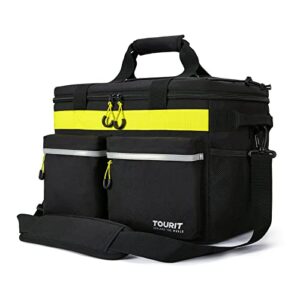 tourit cooler bag 46-can insulated soft cooler large cooler collapsible 32l portable cooler for camping, beach, work, trip