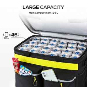 TOURIT Cooler Bag 46-Can Insulated Soft Cooler Large Cooler Collapsible 32L Portable Cooler for Camping, Beach, Work, Trip