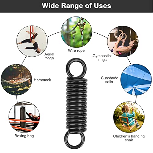 nodfosprr Hammock Spring Heavy Duty Swing Hanging Hook for Chair Porch Yoga Tree Sandbag,500lbs Weight Capacity…