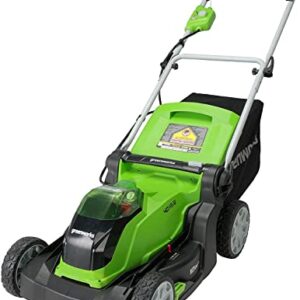 Greenworks 40V 17 inch Cordless Lawn Mower,Tool Only, MO40B01