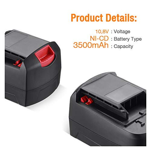 BABAKA 2Pack 3500mAh SB18C Battery Compatible with SKIL 18-Volt SB18A SB18B Ni-Cd Cordless Tools 2810 2888 2895 2897 2898 4570 5850 5995 7305 9350