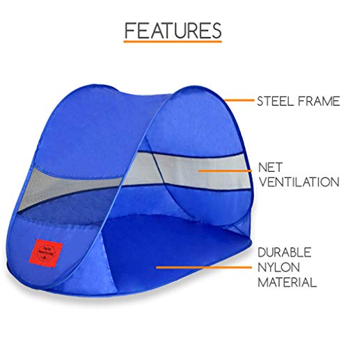 MYDEAL PRODUCTS Pop Up Dog Shelter Weather Resistant Doggy Tent for Shade and UV Sun Protection - Perfect for Yard, Camping, Beach and Outdoors!