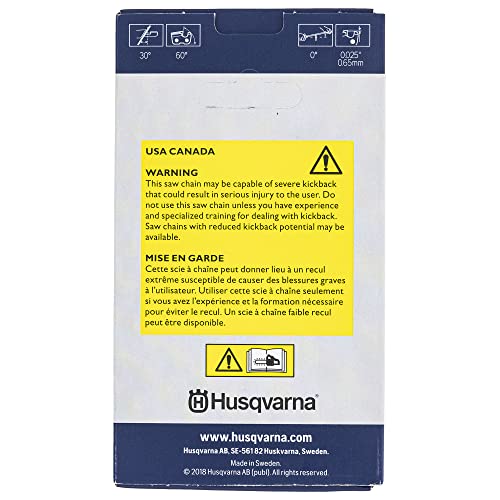 Husqvarna 585550084 24" C83 X-Cut 24" Chain 3/8" .050" 84 DL 5 Pack