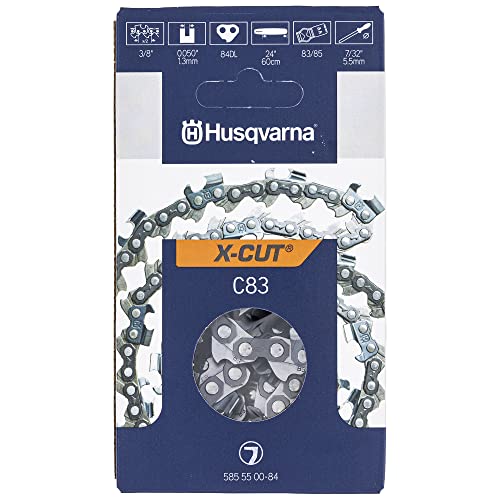 Husqvarna 585550084 24" C83 X-Cut 24" Chain 3/8" .050" 84 DL 5 Pack