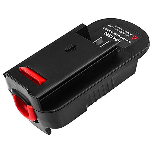 HPA1820 20V to 18V Battery Adapter Compatible with Black Decker 18V Tools, Convert Black Decker & Stanley & Porter-Cable 20V Lithium Battery Replacement for Black Decker 18V Battery HPB18