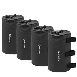 anavim canopy water weights bag, leg weights for pop up canopy 4pcs-pack black