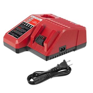 cell9102 n12 n14 n18 charger for milwaukee 12v-18v li-ion battery 48-11-1820 48-11-1840 48-11-1850 48-11-2401 48-11-1890