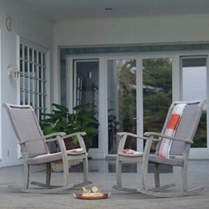 Cambridge Casual Clayton Outdoor Rocking Chair, Weathered Gray