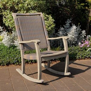 Cambridge Casual Clayton Outdoor Rocking Chair, Weathered Gray