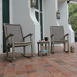 Cambridge Casual Clayton Outdoor Rocking Chair, Weathered Gray