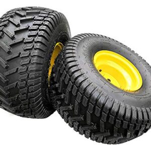 Turf Traction 20x8.00-8 Rear Tire Assembly Replacements for John Deere Riding Mowers, Set of 2