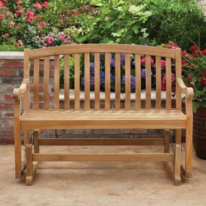 member’s mark 4′ teak glider bench