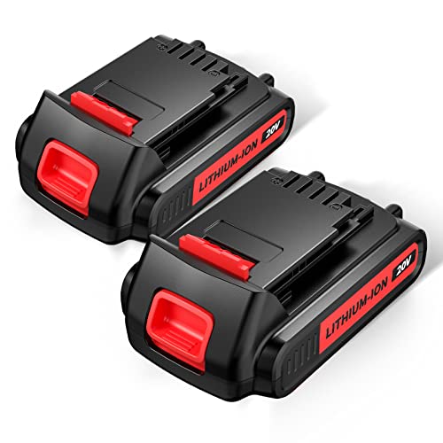 Bonadget [Upgraded] 2Pack 3.5Ah LBXR20 Replacement Battery Compatible with Black and Decker 20V Battery 20V Max Lithium-ion LB20 LBX20 LST220 LBXR2020-OPE LBXR20B-2 LB2X4020 Cordless Tool Battery