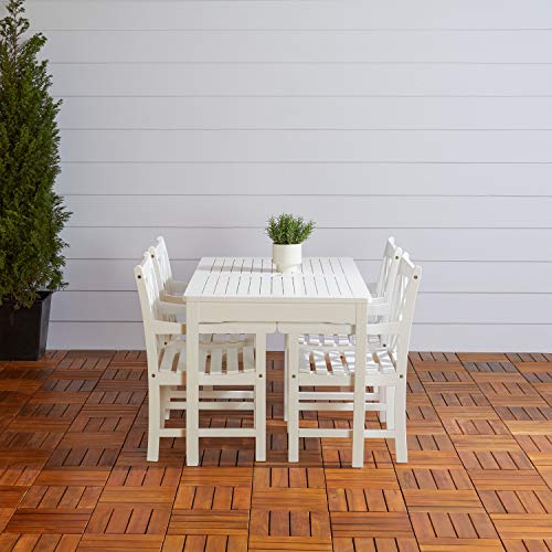 Bradley Outdoor Garden Armchair in White