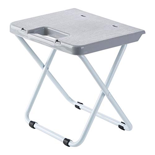 TRENTSNOOK Exquisite Camping Stool Gray Folding Stool Outdoor Beach Camping Picnic Party Fishing Portable Lightweight Portable Practical Durable Load Chair