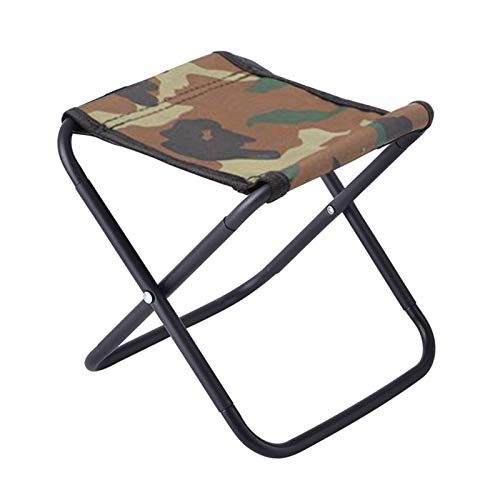 TRENTSNOOK Exquisite Camping Stool Outdoor Folding Footstool Portable Recliner Footstool with Long Legs Can Be Used with Folding Chair