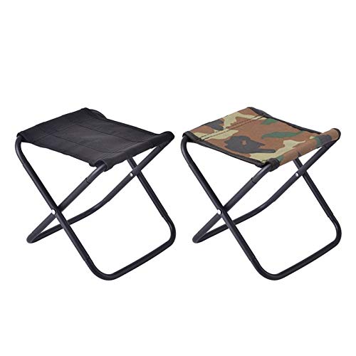 TRENTSNOOK Exquisite Camping Stool Outdoor Folding Footstool Portable Recliner Footstool with Long Legs Can Be Used with Folding Chair