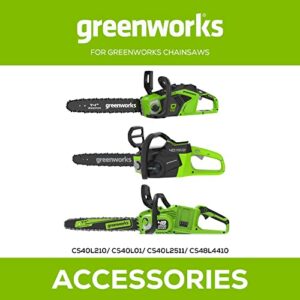 Greenworks 14-Inch Chainsaw Chain 2906802,Black and green