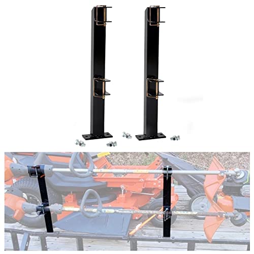 JMTAAT 2 Place Weeder Trimmer Weed-Eater Edgers Gas Racks Holders Hold Two Open Landscape Trailer