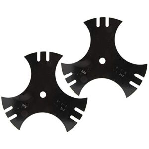 arnold mtd genuine parts 3-side edger star blade – pack of 2