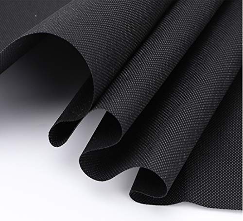 zhijiage 60 Inch x 3 Yard Upholstery Black Cambric Dust Cover Fabric Replacement for Sofas, Dining Chairs, Conceals Frame and Staples Inside Furniture