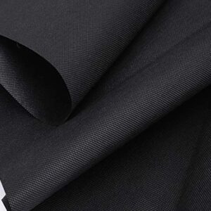 zhijiage 60 Inch x 3 Yard Upholstery Black Cambric Dust Cover Fabric Replacement for Sofas, Dining Chairs, Conceals Frame and Staples Inside Furniture