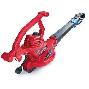 toro 51621 ultraplus leaf blower vacuum, variable-speed (up to 250 mph) with metal impeller, 12 amp,red