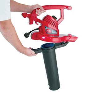 Toro 51621 UltraPlus Leaf Blower Vacuum, Variable-Speed (up to 250 mph) with Metal Impeller, 12 amp,Red