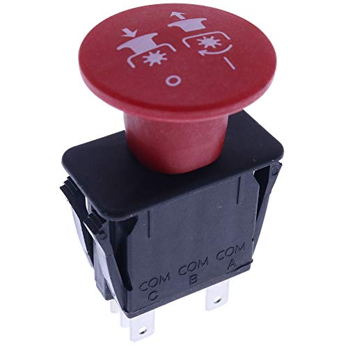 JEENDA Blade Clutch PTO Switch 00522100 01545600 Compatible with Ariens Gravely ProMaster PM100 EZR 1540 1542 1648 1740 1742 1842 2048 Most Zooms