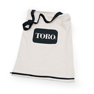 toro 51503 bottom zip replacement bag, white