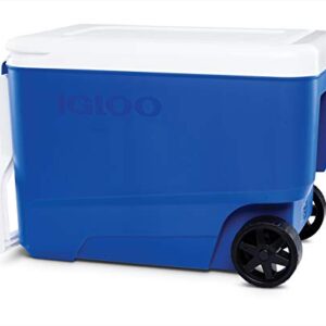 Igloo 00034482 Wheelie Cool 38 Majestic Blue, White, White, White