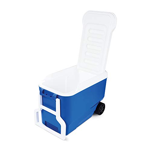 Igloo 00034482 Wheelie Cool 38 Majestic Blue, White, White, White