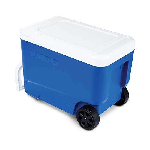 Igloo 00034482 Wheelie Cool 38 Majestic Blue, White, White, White