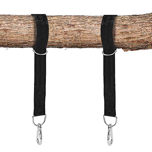 Adjustable Tree Swing Straps - Universal Mounting for Rope Swing Seats, Quick Setup for Indoor/Outdoor Use, Durable & Safe Material, Ultimate Tree Protection, Includes Carry Bag – SereneLife SLSWNG10