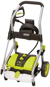 sun joe spx4000-pro 2030 max psi 1.76 gpm 14.5-amp electric pressure washer, w/turbo head spray nozzle