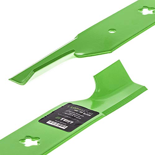 8TEN LawnRAZOR Mower Blade Set for AYP Husqvarna Poulan 54 inch Deck 187256 187254 574292401 532187254 (High Lift)