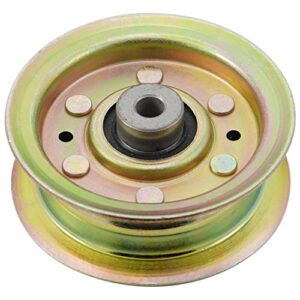 parts camp 532173437 532165888 flat idler pulley replaces husqvarna/ayp/craftsman 173437 165888 oregon 78-054 stens 280-022 mower pulley poulan craftsman for 42″ decks