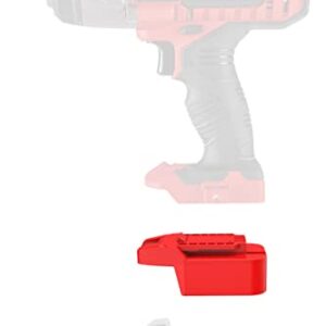 1x Adapter Fits Bauer 20v MAX Cordless Tools Compatible with Milwaukee M18 (Not Old V18) Red Lithium Batteries- Adapter Only