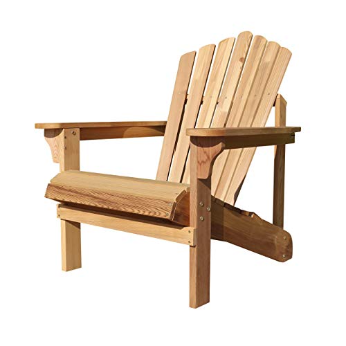 northbeam Riverside Adirondack Chair, Western Red Cedar, Natural