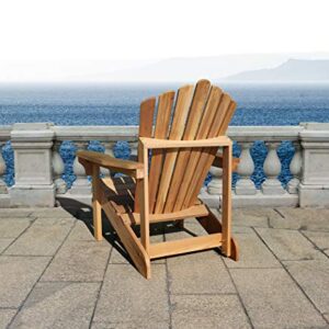 northbeam Riverside Adirondack Chair, Western Red Cedar, Natural