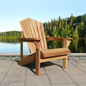 northbeam Riverside Adirondack Chair, Western Red Cedar, Natural